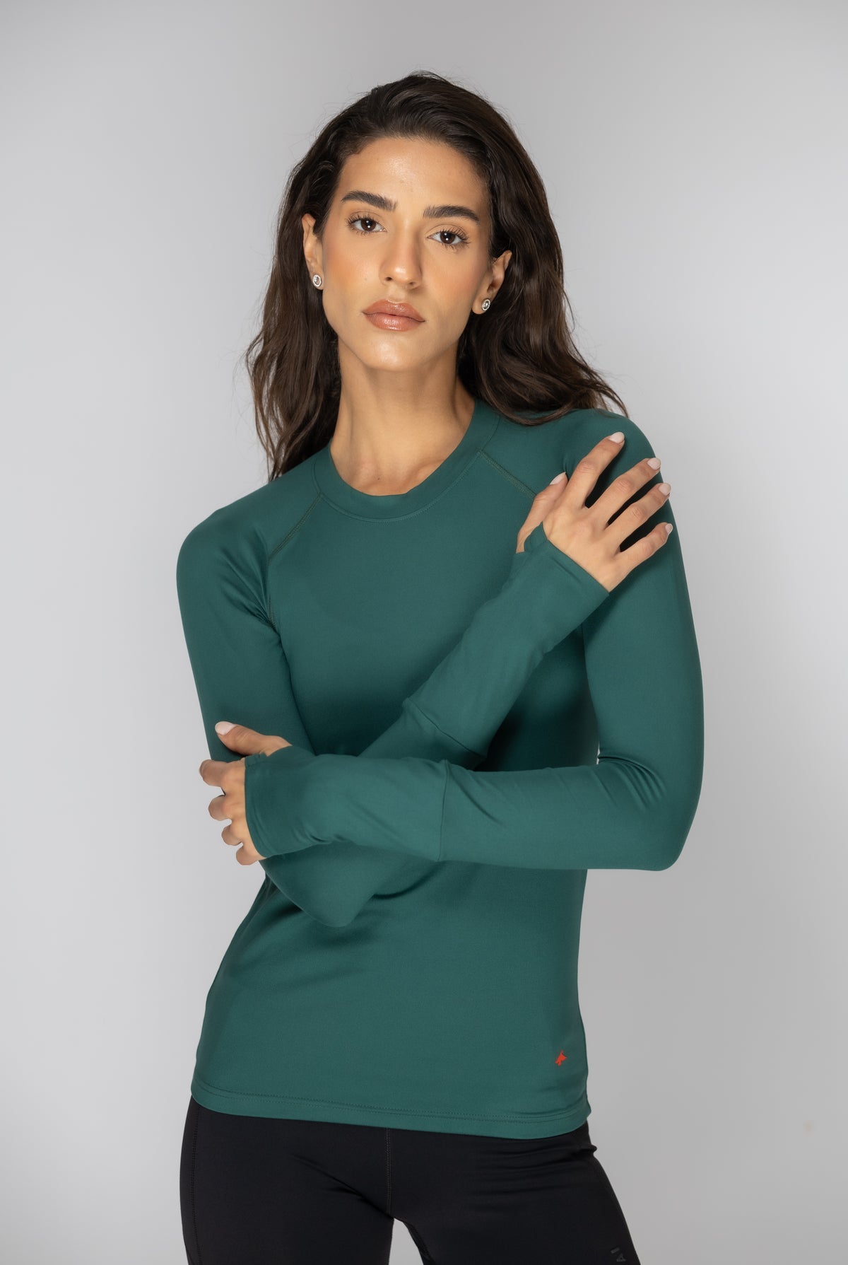 BRUSHED CREW/Cedar Green | Moxie Crew