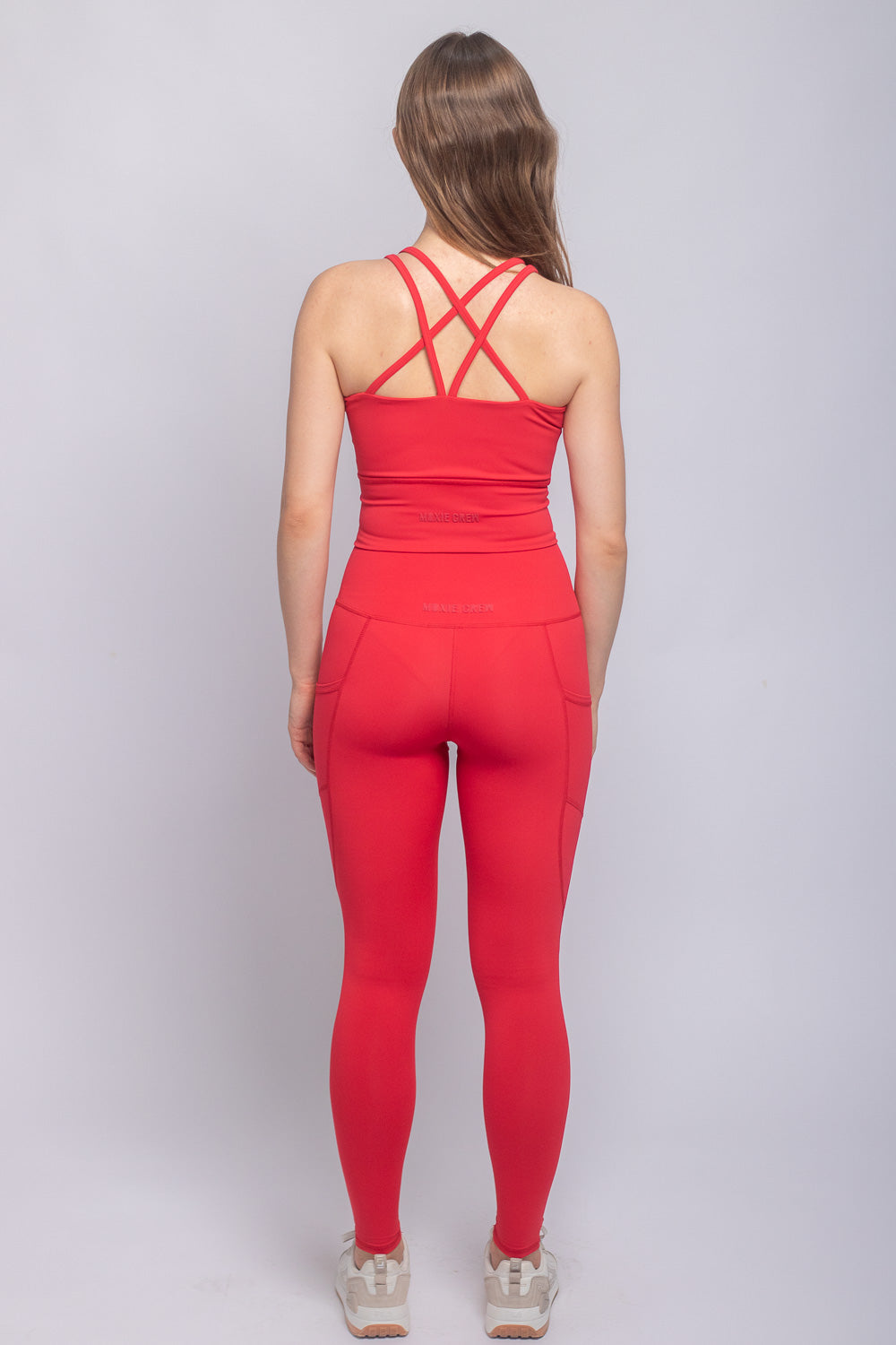 FEARLESS FIT LEGGING/Raging Red | Moxie Crew